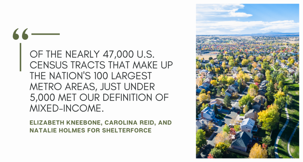 The Need for Mixed-Income Housing